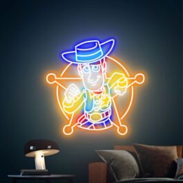 Toy Story Led Neon Sign Woddy Led Sign Toy Story Neon Wall Art