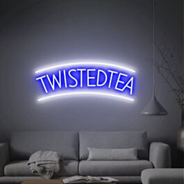 Twisted Tea Led Neon Sign Custom Logo Led Neon Sign Wall Art For Home