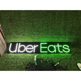 Uber Eats Black Board LED Neon Sign