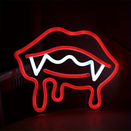 Vampire Lips LED Wall LED Neon Sign Light