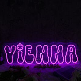 Vienna Purple Neon Sign