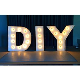 Steel Marquee Letter DIY Commercial Ad Decor High-End Custom Zinc Metal ...