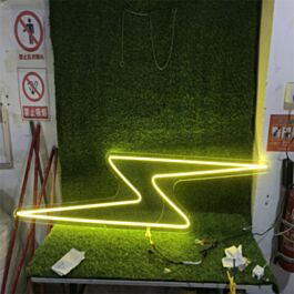 Yellow Flash Custom LED Neon Sign