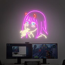 Zero Two Led Neon Sign Anime Led Neon Sign Party Decor Neon Light